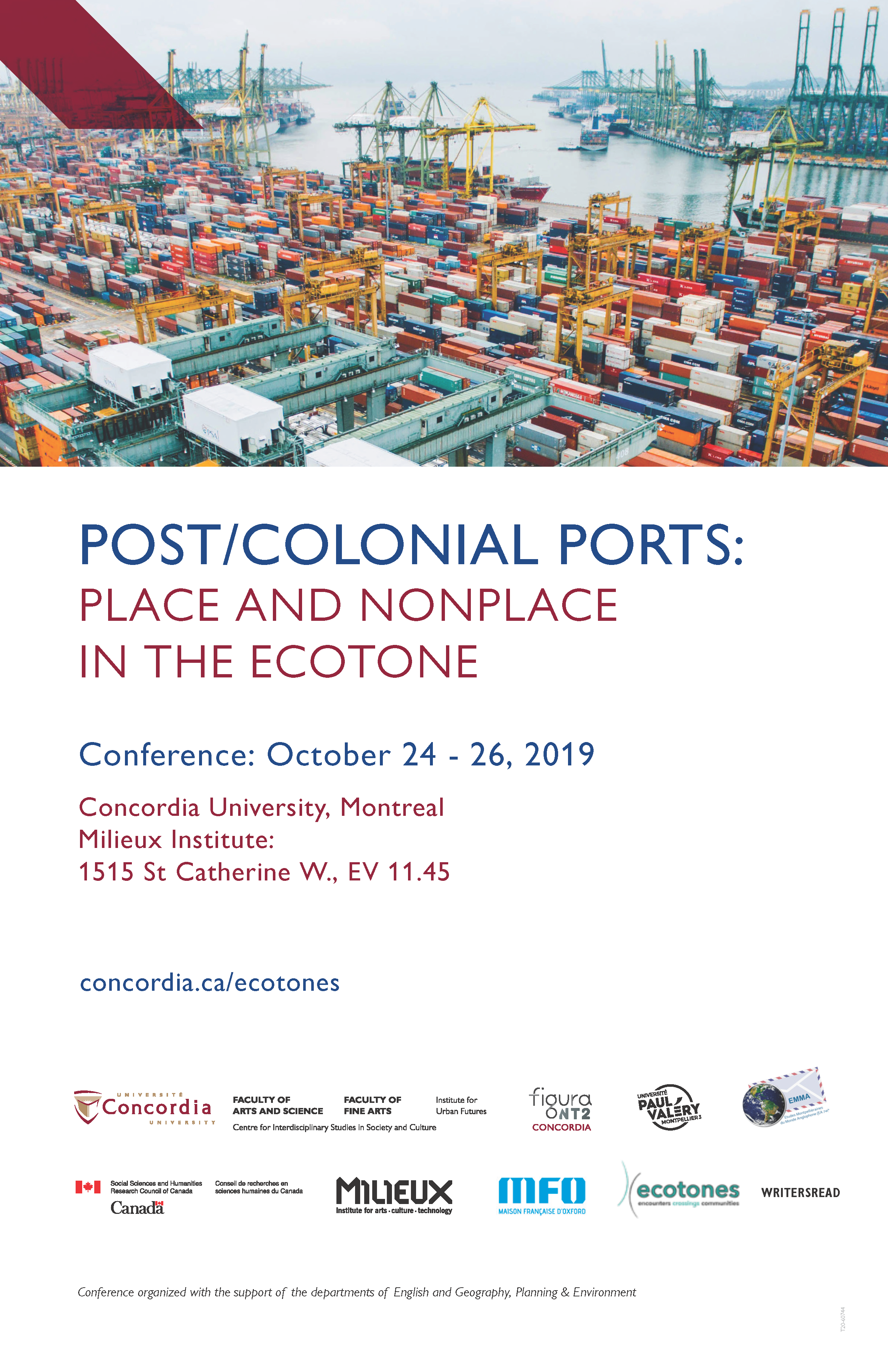 Ecotones: Post/Colonial Ports: Place and Nonplace in the Ecotone – Jill ...
